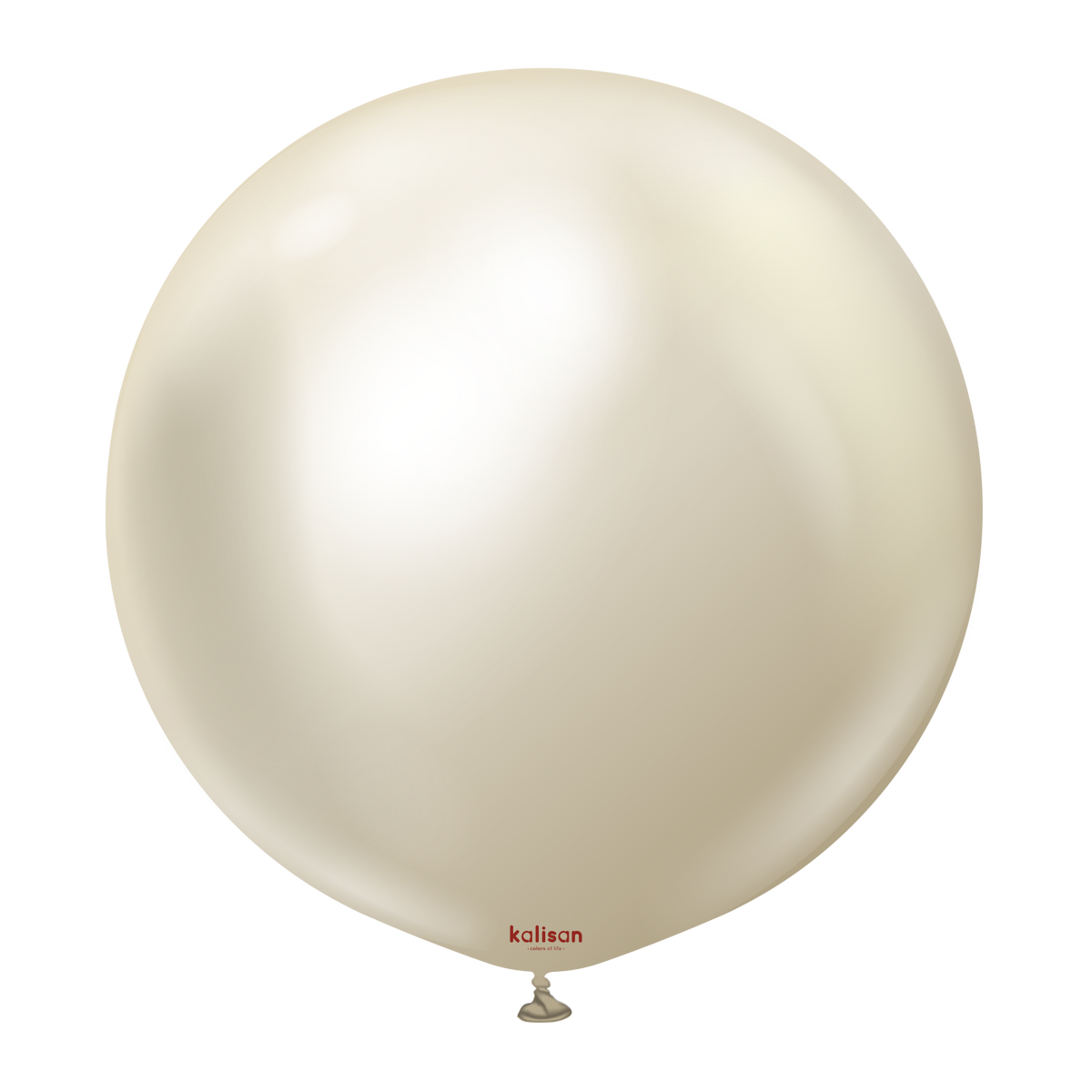 Mirror White Gold 36″ Latex Balloons (2 count) – instaballoons Wholesale