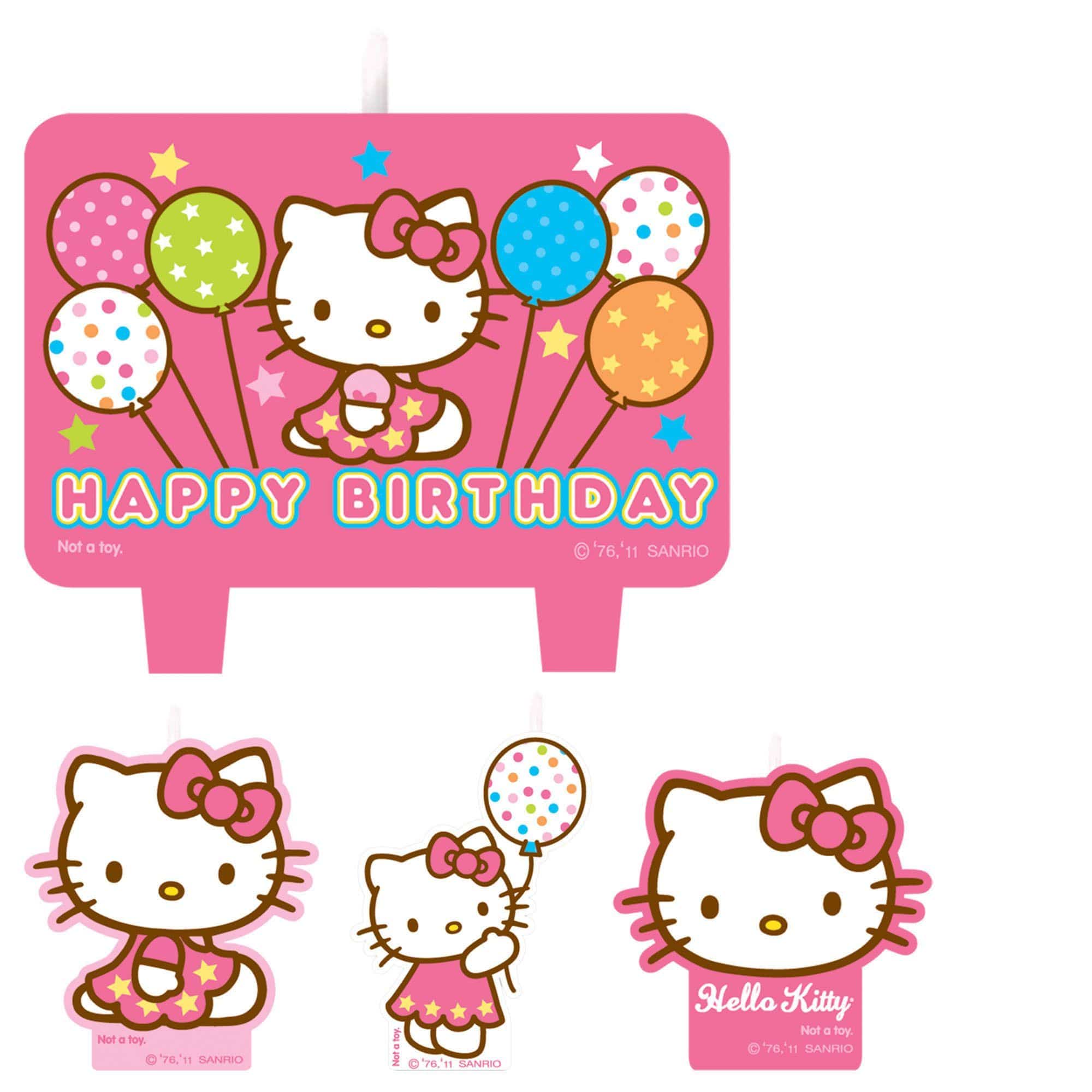 Hello Kitty Happy Birthday Banner