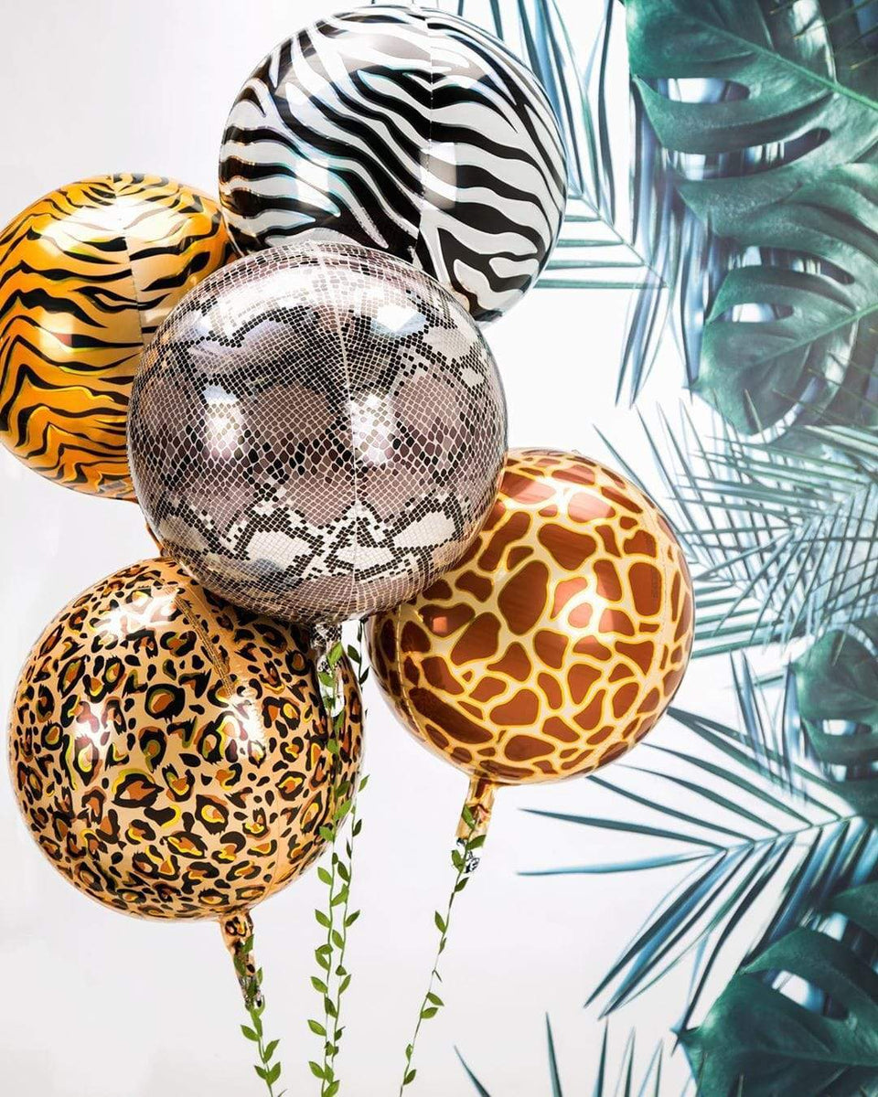 Giraffe Animal Print 16″ Orbz Balloon – instaballoons Wholesale