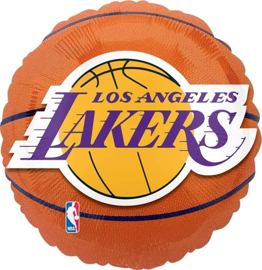 LA Lakers NBA Basketball 18″ Foil Balloon – instaballoons Wholesale