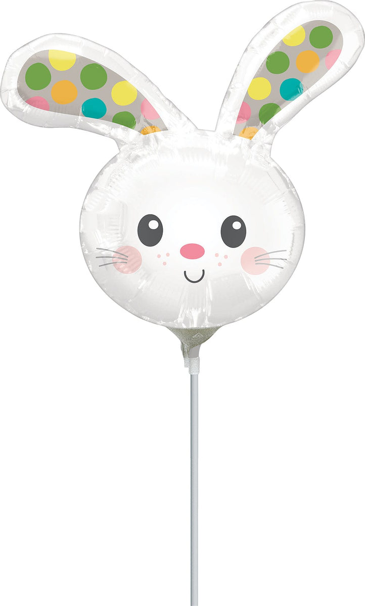 Spotted Bunny Head 14" Balloon (requires heat-sealing) – instaballoons ...