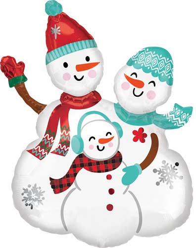 Snowman Family Clip Art