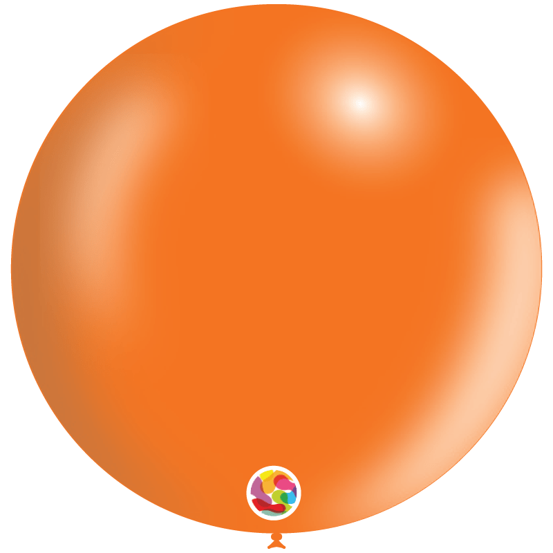 Metallic Orange 23″ Latex Balloons (5 count) – instaballoons Wholesale