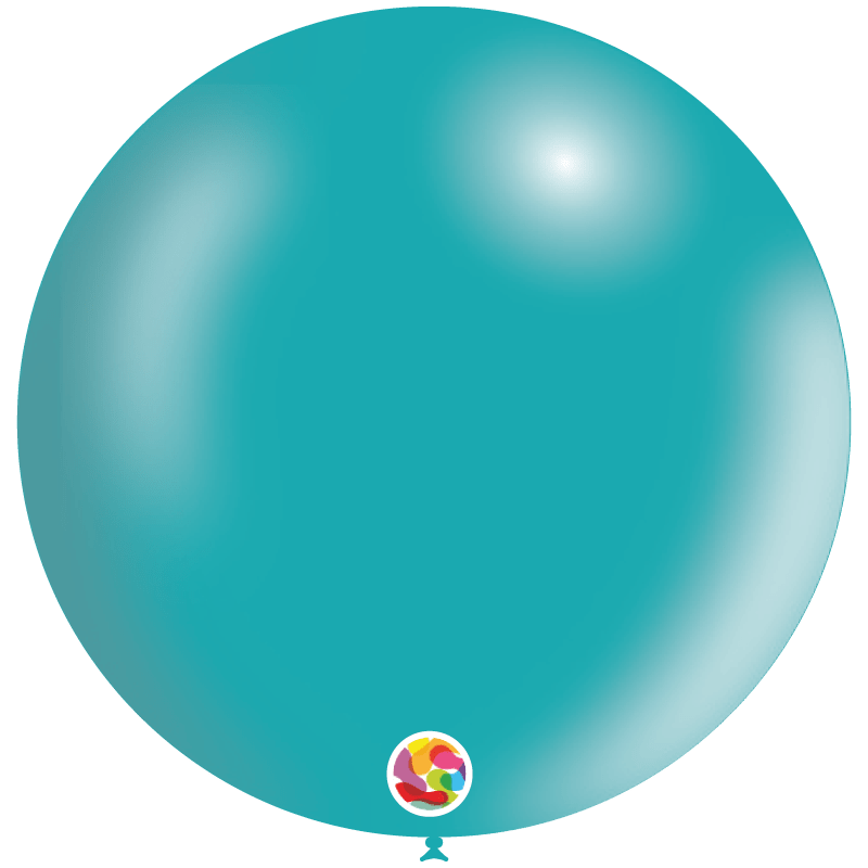 Turquoise 23″ Latex Balloons (5 count) – instaballoons Wholesale