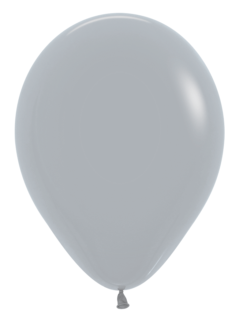 Deluxe Grey 5″ Latex Balloons (100 count) – instaballoons Wholesale