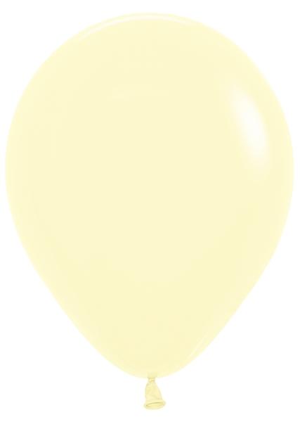 Pastel Matte Yellow 5″ Latex Balloons (100) – instaballoons Wholesale