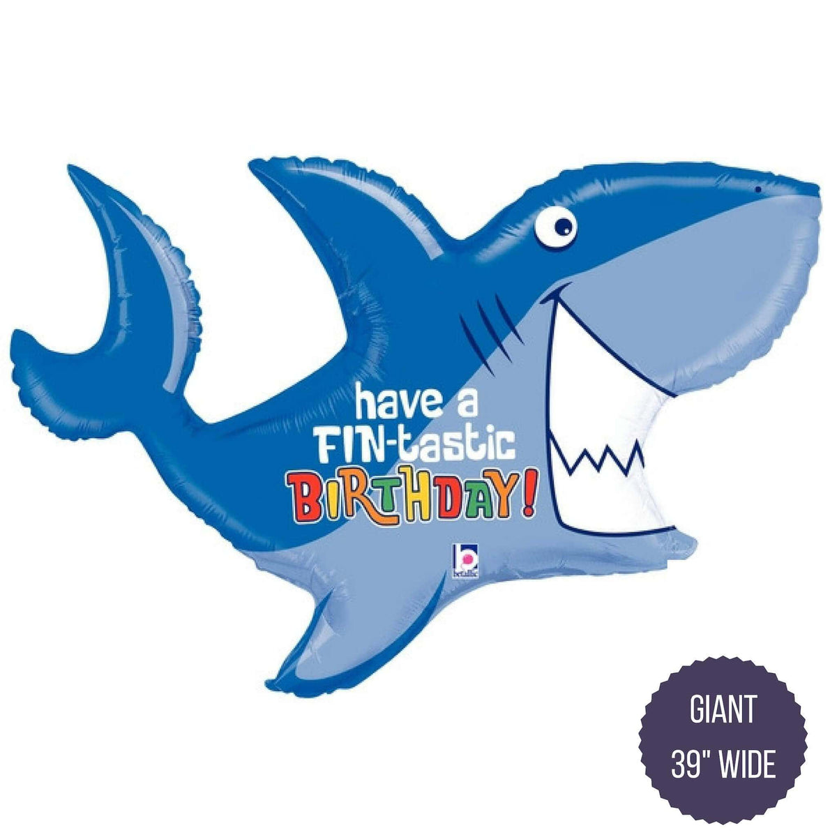 Have a fin-tastic Birthday Giant 39" Shark Balloon - instaballoons ...