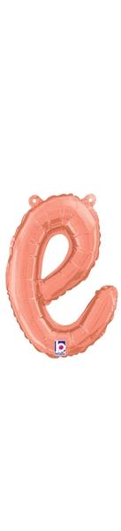 Script Cursive Balloon Letter E Rose Gold – instaballoons Wholesale