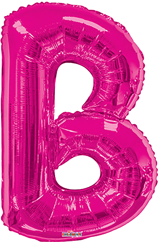 Shop Hot Pink Balloon Letters and Numbers Giant 34" - instaballoons ...