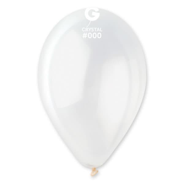 Crystal Clear 12″ Latex Balloons (50 count) – instaballoons Wholesale
