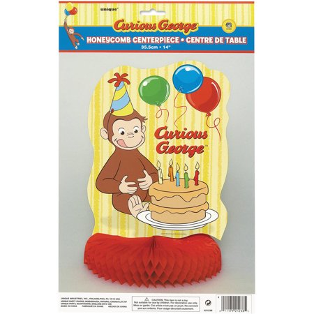 Curious George Birthday Card