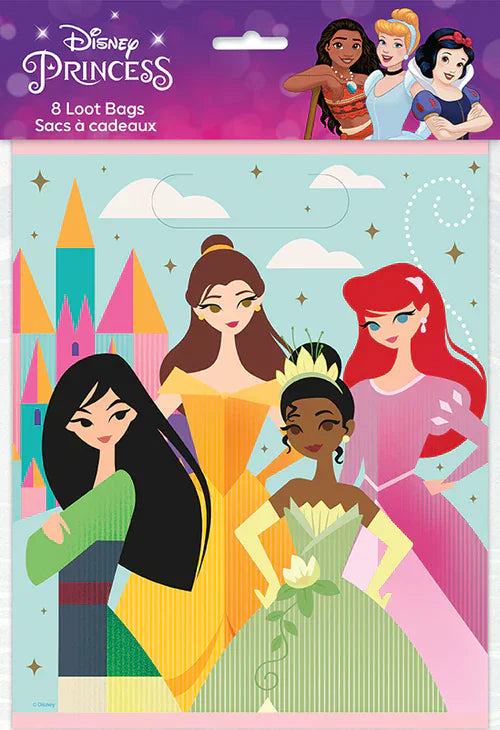 Disney Princess Favor Loot Bags (8 count) – instaballoons Wholesale