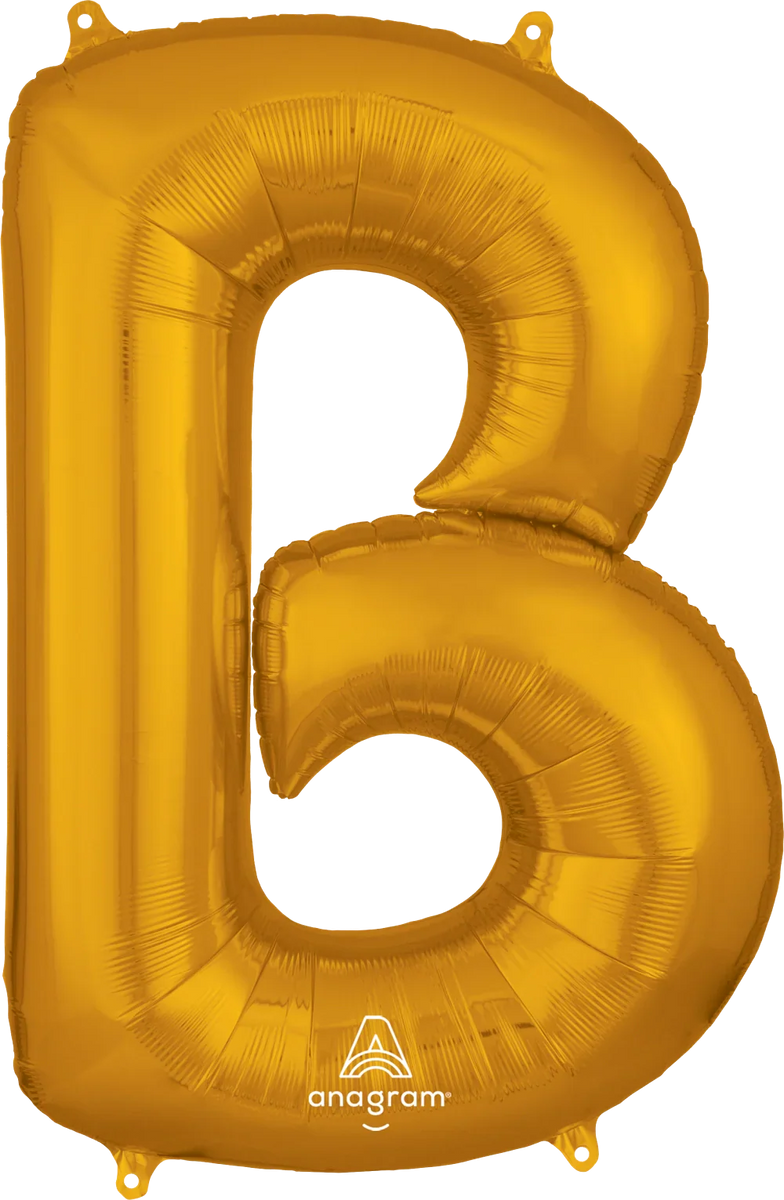 Gold Letter B 34″ Balloon – instaballoons Wholesale