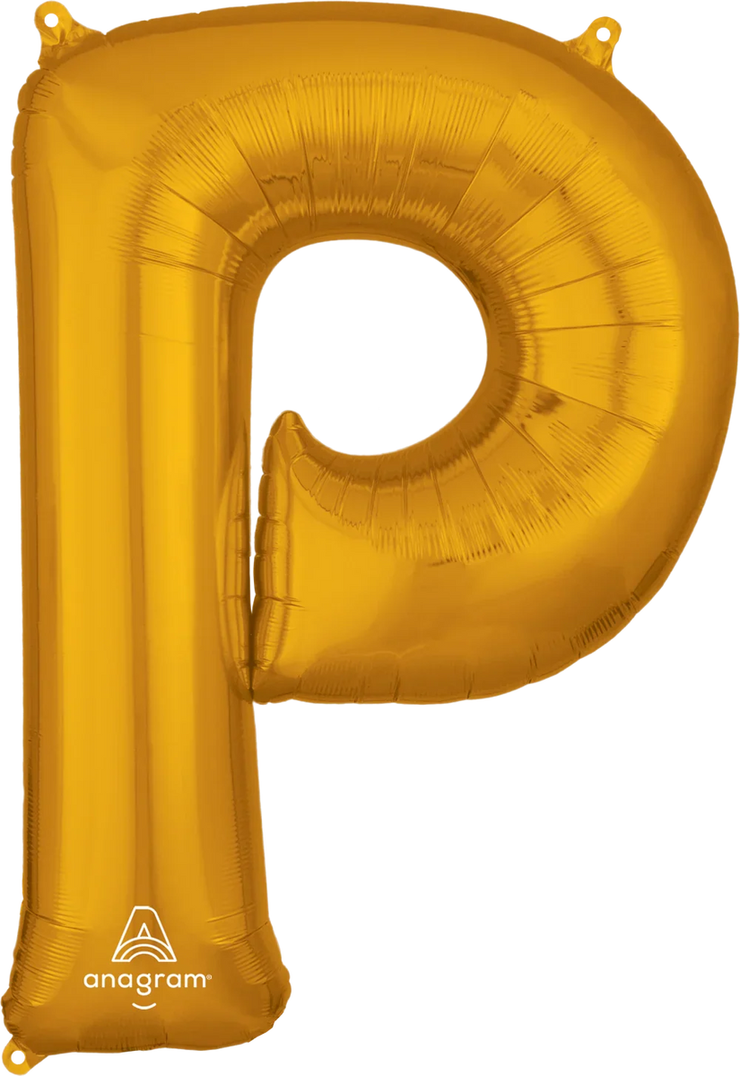 Gold Letter P 34″ Balloon – instaballoons Wholesale