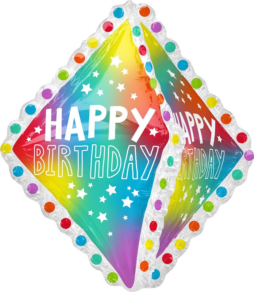 Happy Birthday Ruffle 27″ Balloon – instaballoons Wholesale