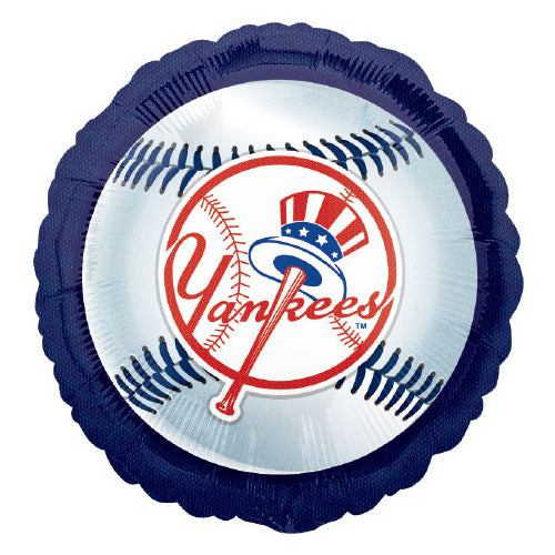 New York Yankees MLB Baseball 18″ Balloon – instaballoons Wholesale