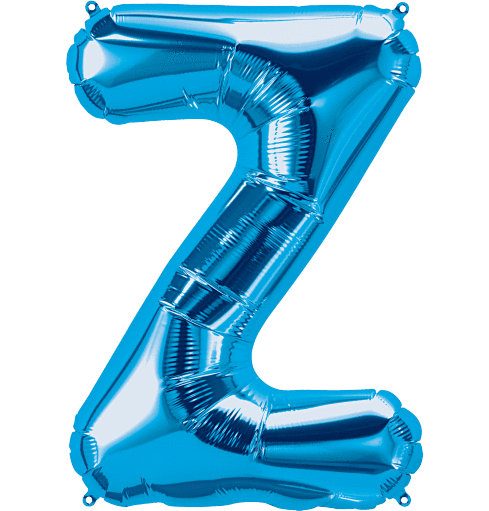 Blue Letter Z