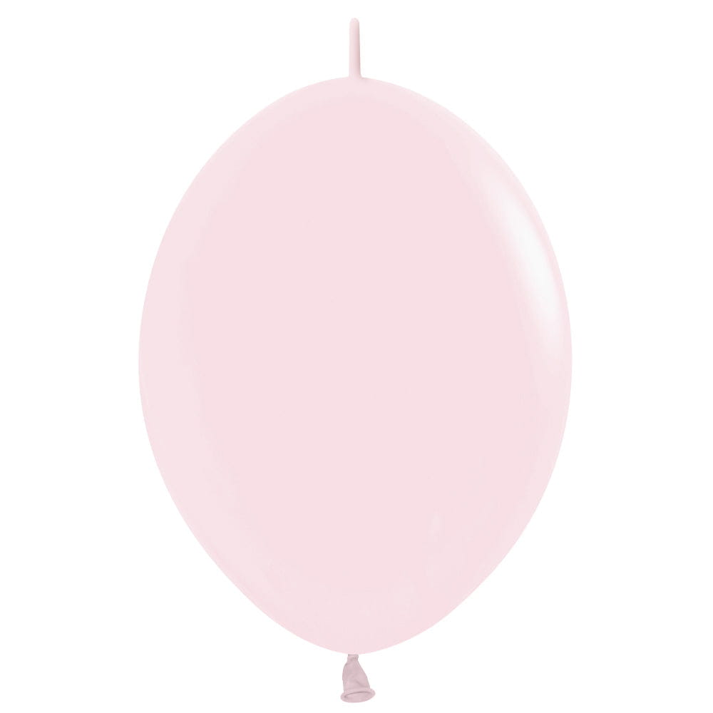 Pastel Matte Pink Link-O-Loons 6″ Latex Balloons (50 count ...