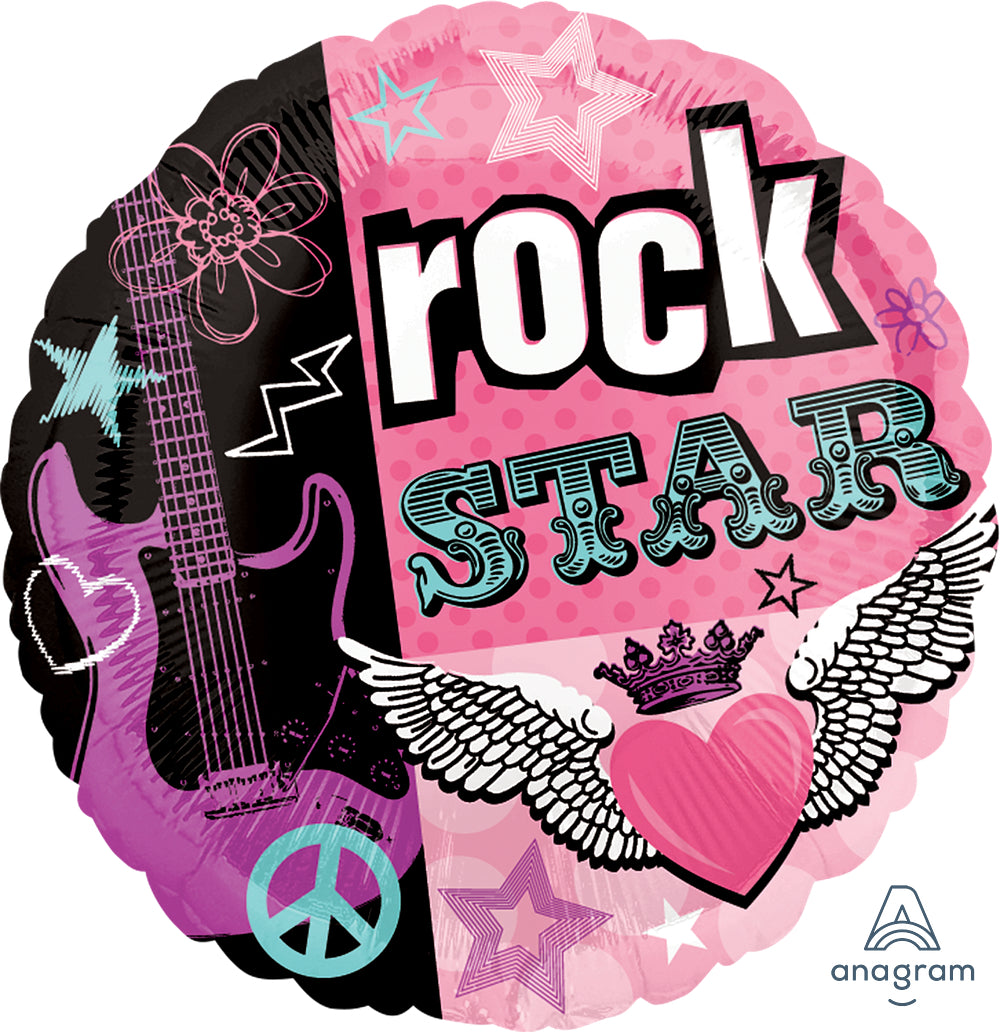 Pink Rock Star Guitar
