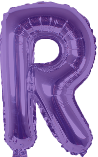 Purple Letter R 16″ Balloon – instaballoons Wholesale