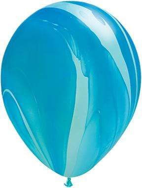 Blue Rainbow SuperAgate 11″ Latex Balloons (25) – instaballoons Wholesale