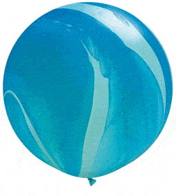 Blue Rainbow SuperAgate 30″ Latex Balloons (2 count) – instaballoons ...