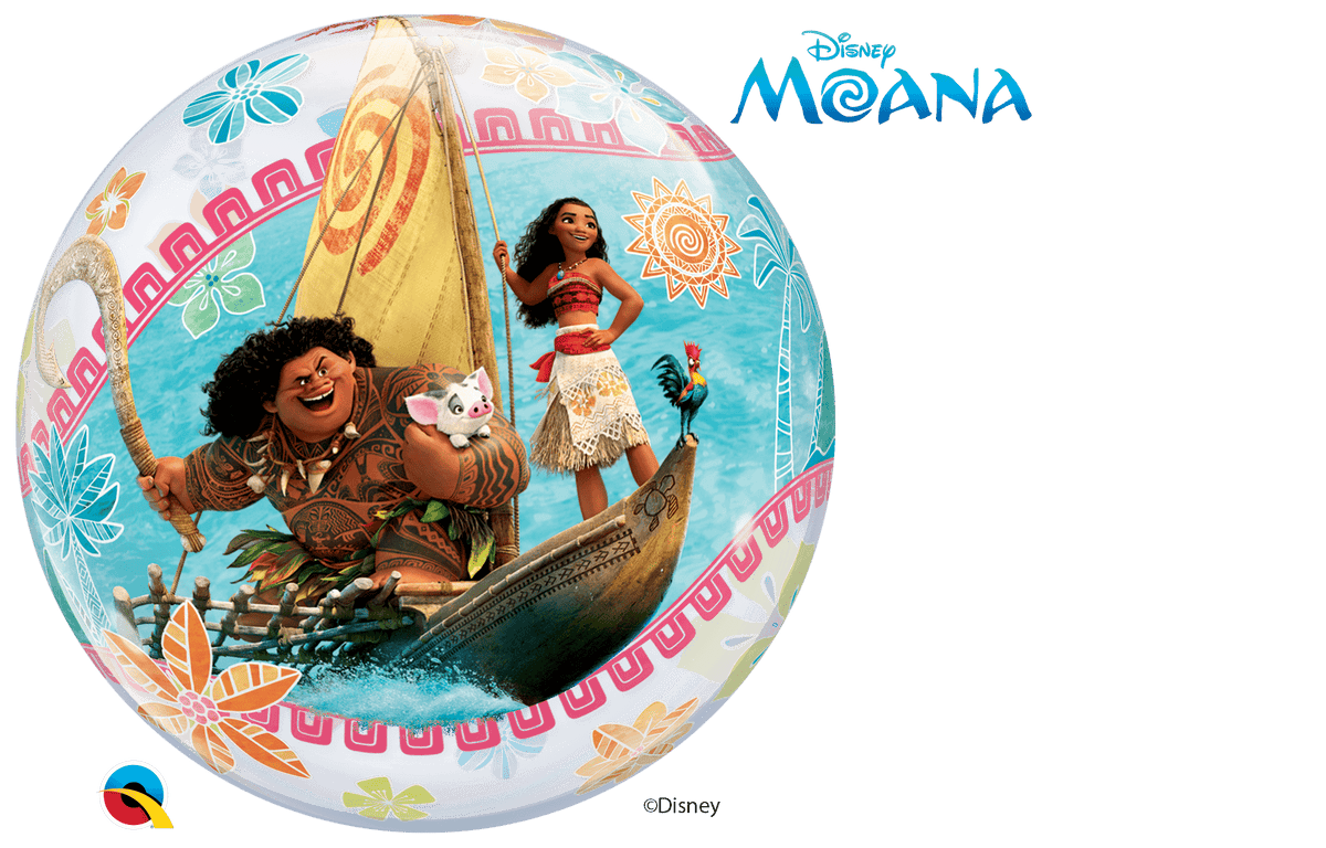 22" Disney Moana Bubble Balloon – instaballoons Wholesale