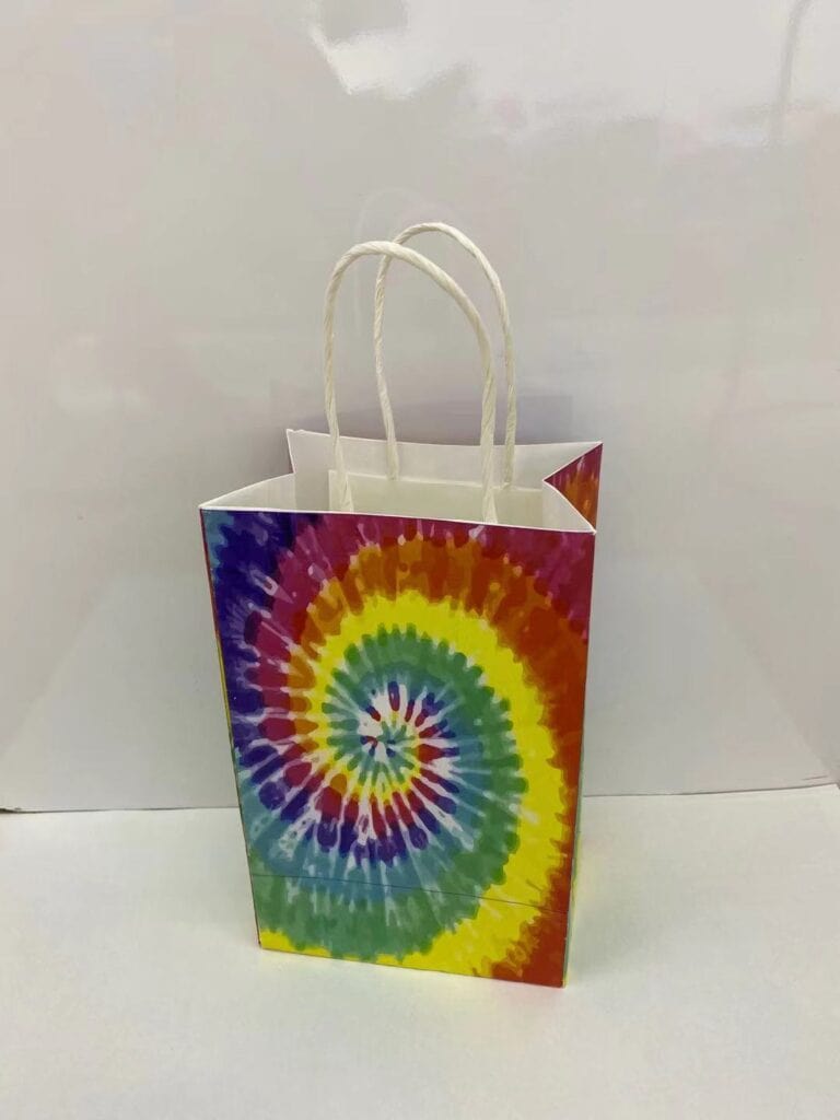 Tye Die Small Kraft Bags (12 count) – instaballoons Wholesale